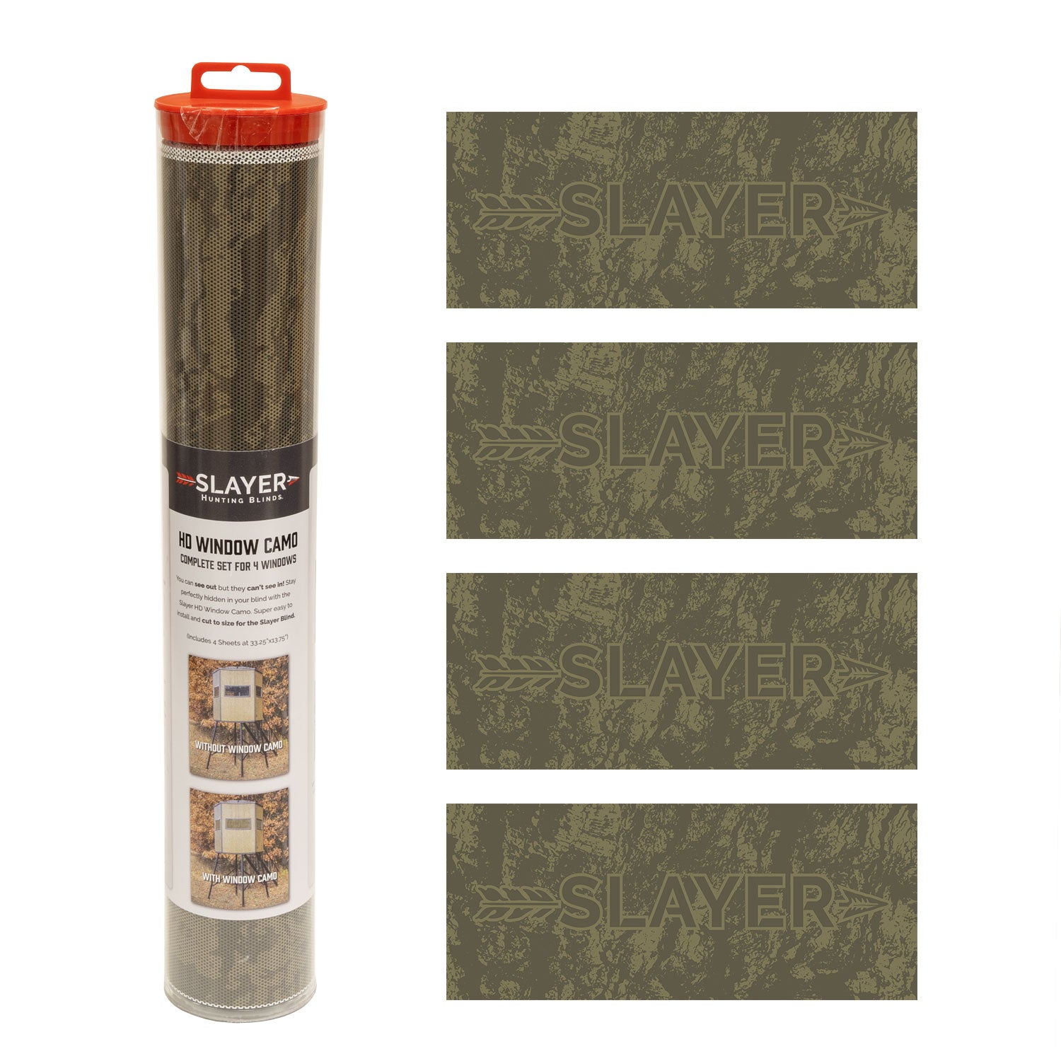 Slayer HD Window Camo (Complete 4 Window Set)