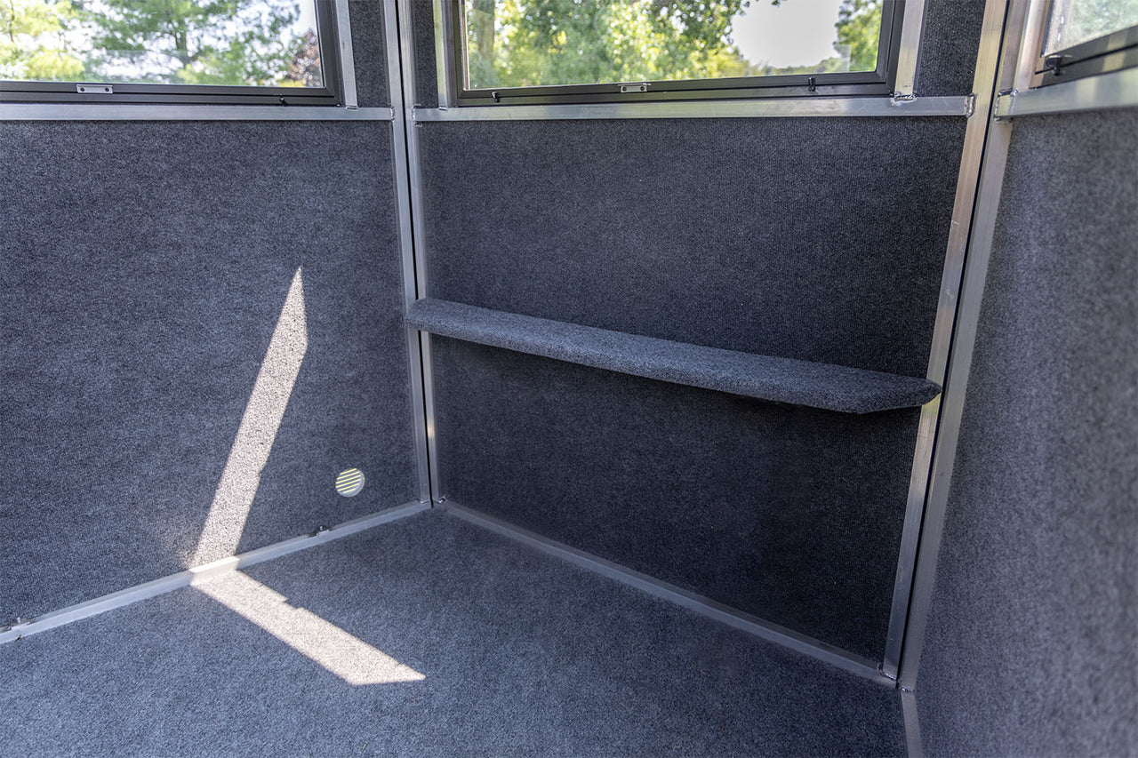 Carpeted Blind Shelf
